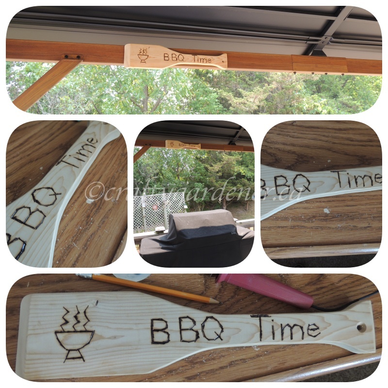 Making A New BBQ Sign - craftygardener.ca